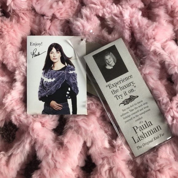 Paula Lishman | Sweaters | Paula Lishman Sheared Beaver Fur Tube Shawl ...